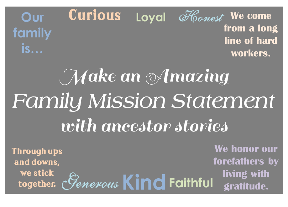 Family Stories And Mission Statements Family Locket