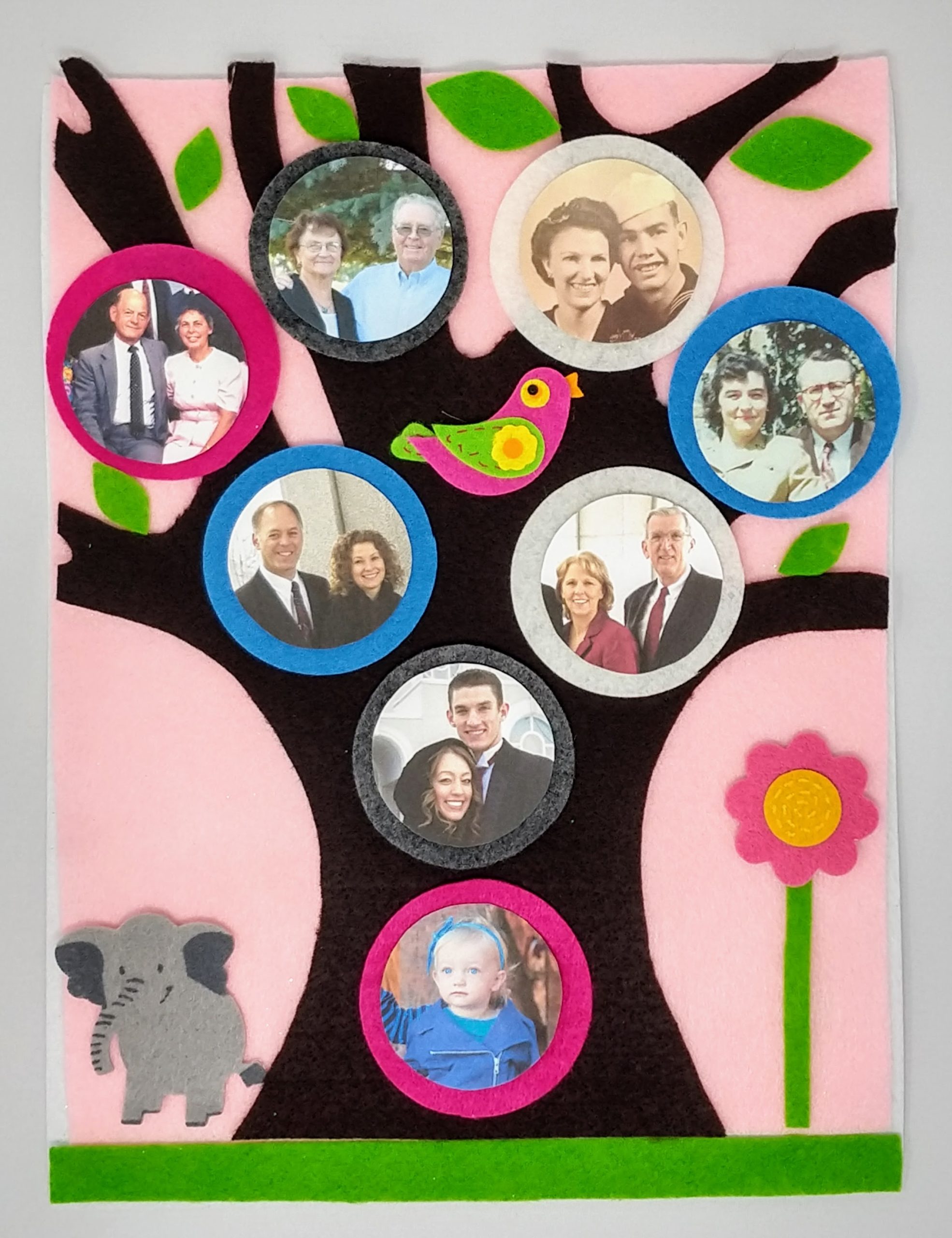 Felt Family Tree Craft Kits – Available at RootsTech – Family Locket