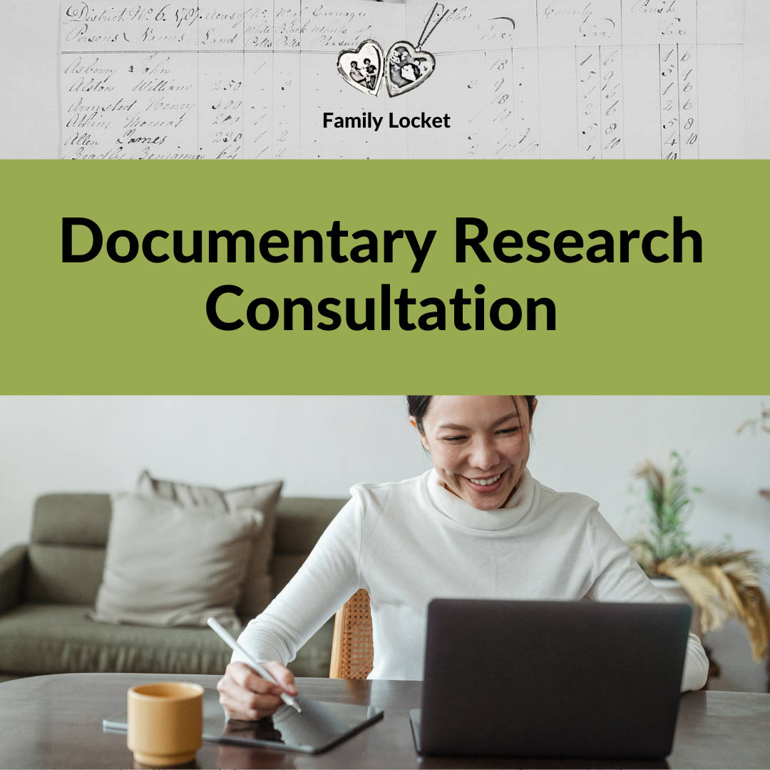Documentary Research Consultation – 2 Hours – Family Locket