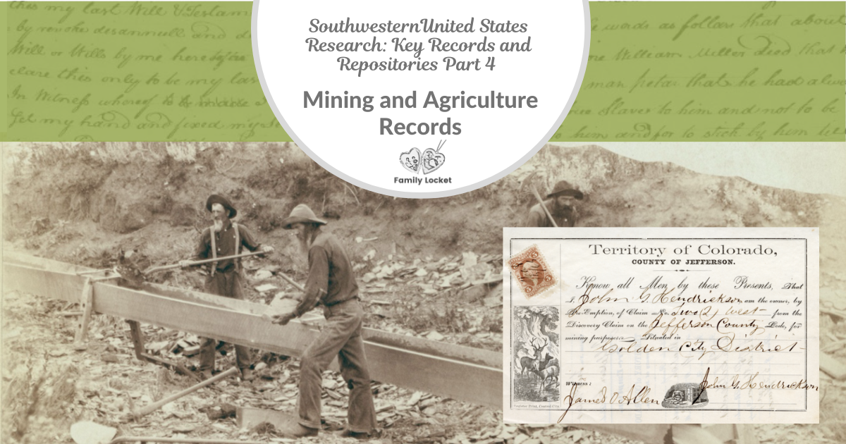 Southwestern United States Research: Key Records and Repositories Part ...
