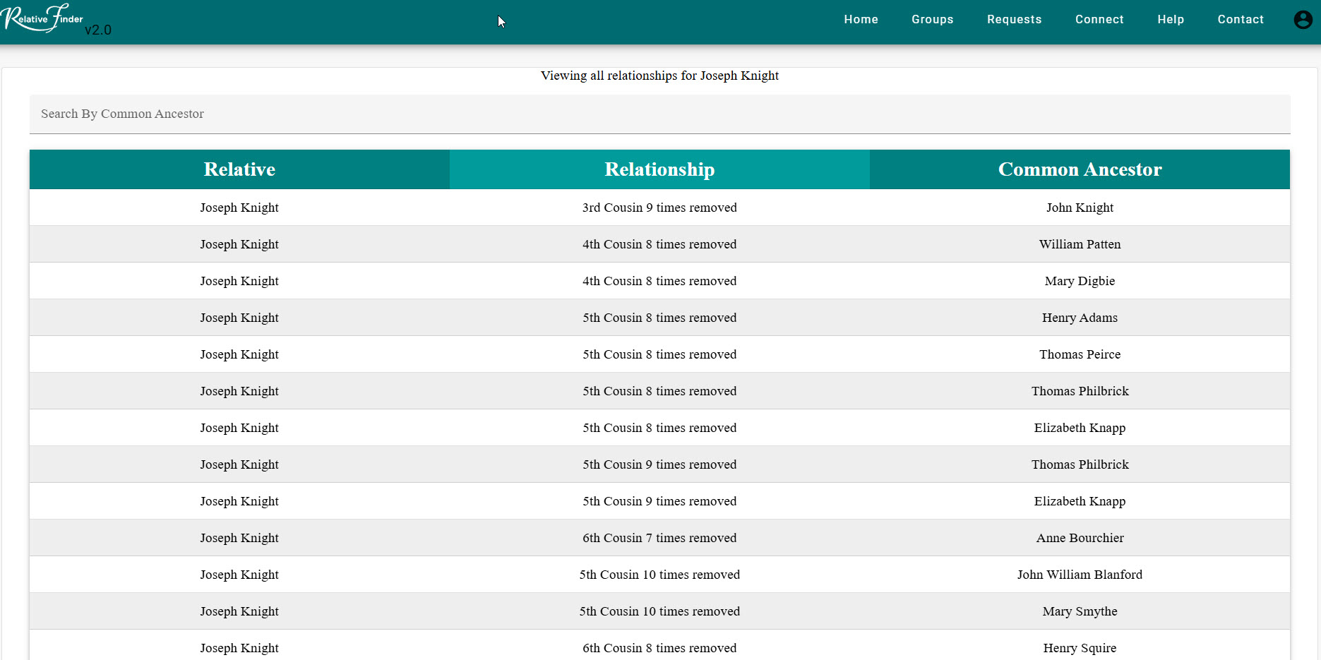 relative finder connect – Family Locket