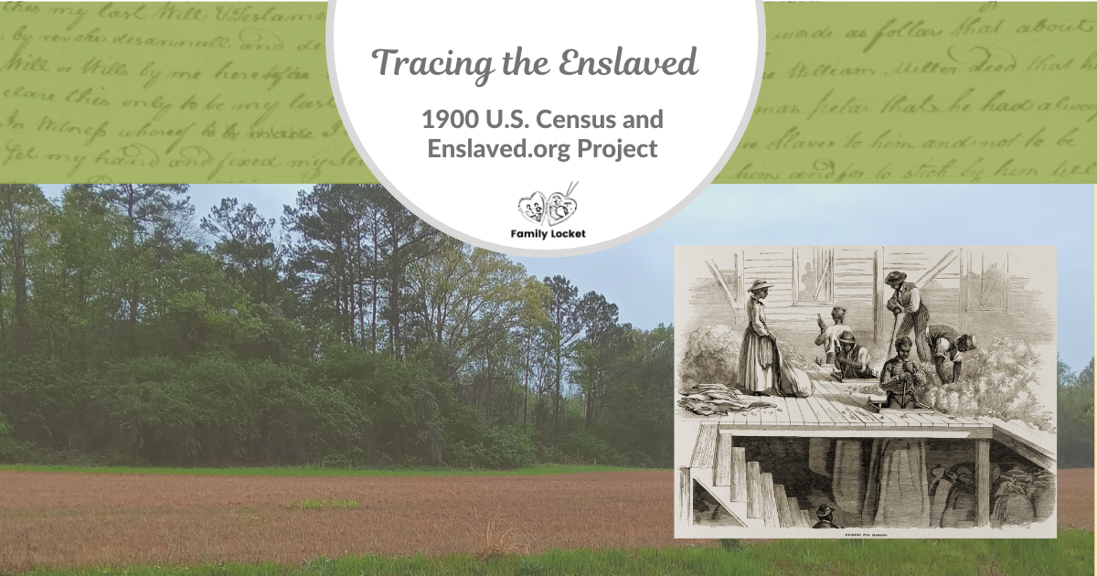 Tracing the Enslaved in the 1900 U.S. Census and Enslaved.org Project – Family Locket