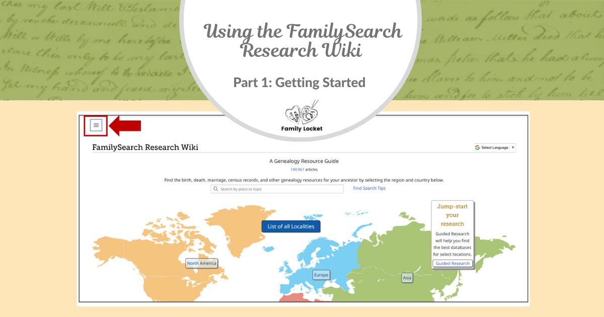 Using the FamilySearch Research Wiki – Part 1: Getting Started – Family ...